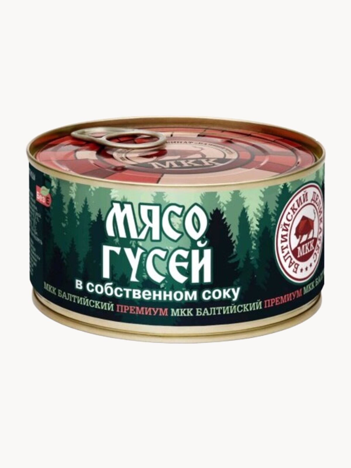 МКК Балтийский Мясо гусей Балтийский деликатес в собственном соку, 325 г