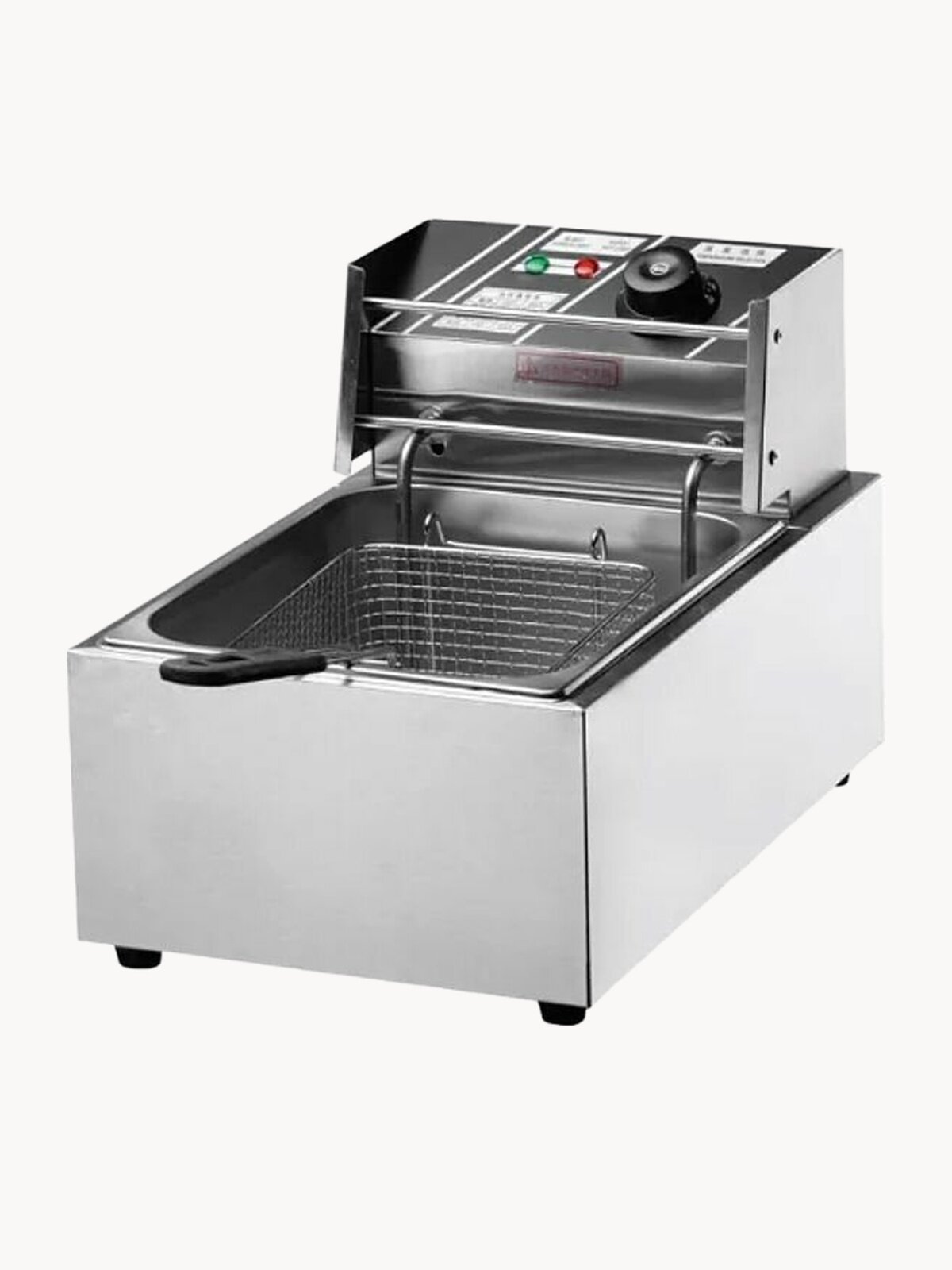 Фритюрница электрическая AIRHOT EEF-6; 2,3 кВт, корпус и ванна из нержав. стали, размер ванны: GN 1/2 глубиной 150 мм