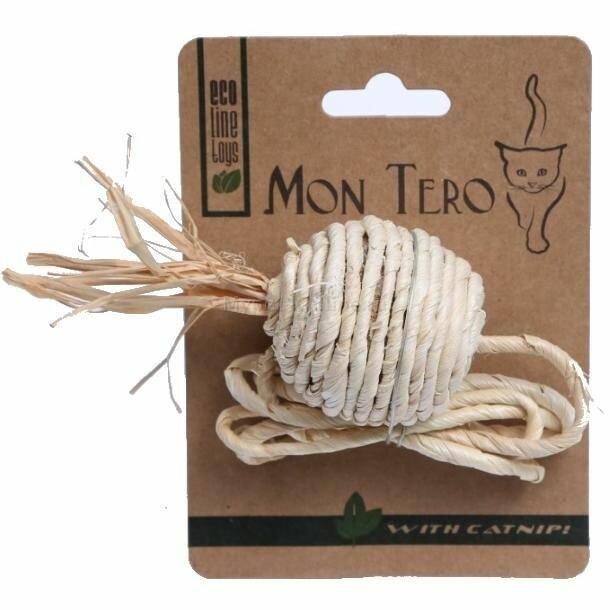 Mon Tero Игрушка для кошек Мячик с хвостиком