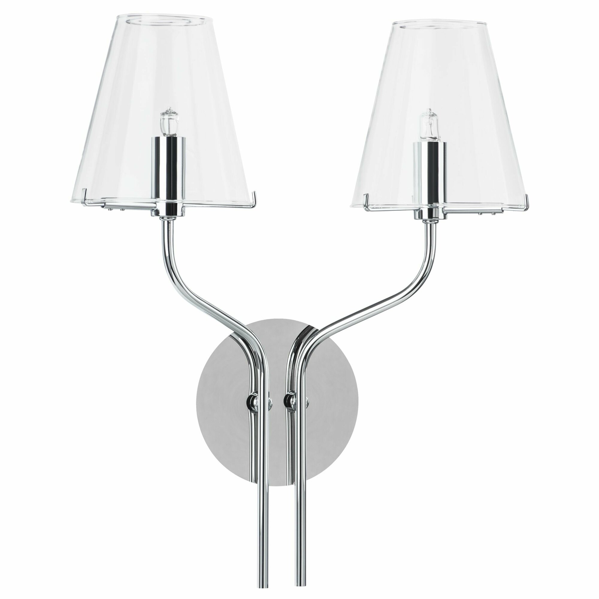 758624 Бра DIAFANO 2х40W G9 хром/прозрачный, шт