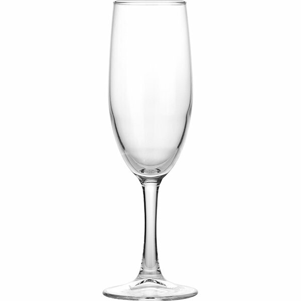 Бокал-флюте "Классик", бокал - 6 шт. 250 мл, H - 21 см, D - 5 см.