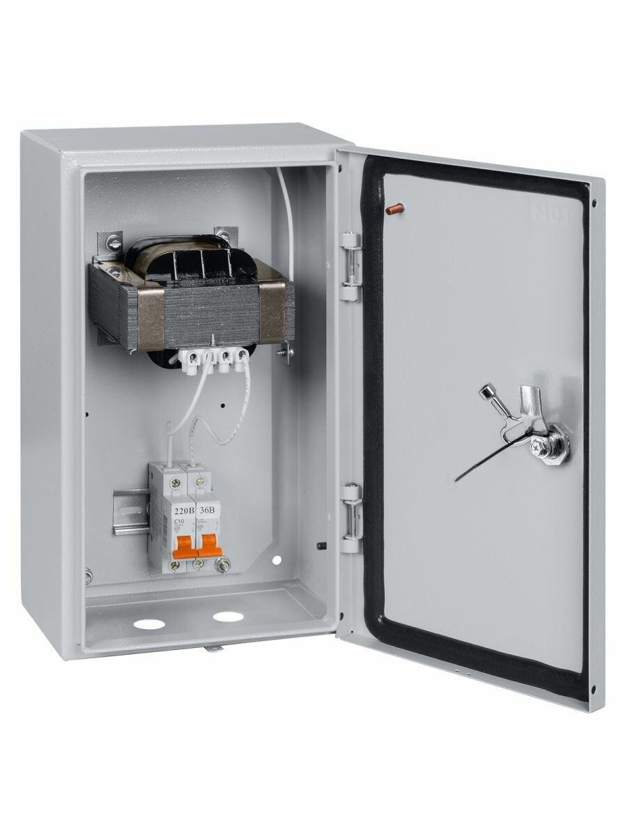 Ящик с трансформатором понижающим ЯТП-0,25 220/36-2 авт. IP54 TDM