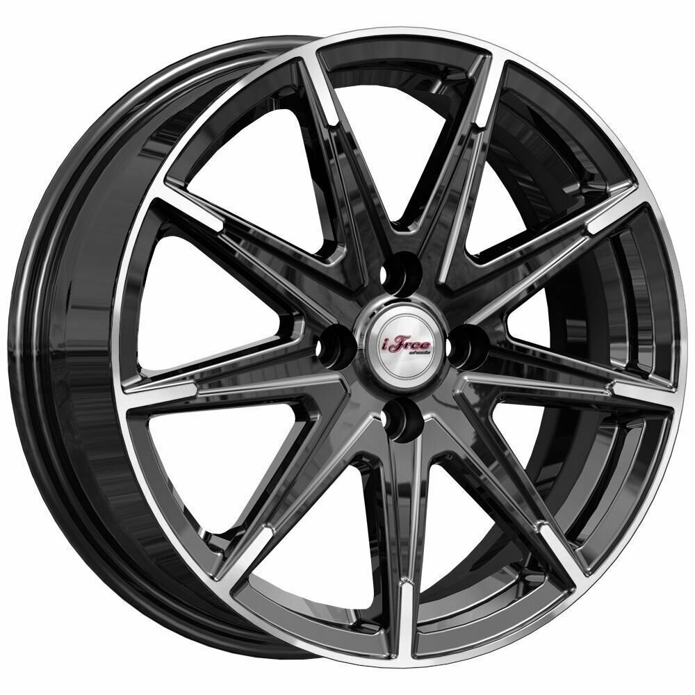 Диск колёсный Хит (КС1081-00) 6x16 ЕТ 45 4x100 60,1 Блэк Джек, арт.876800