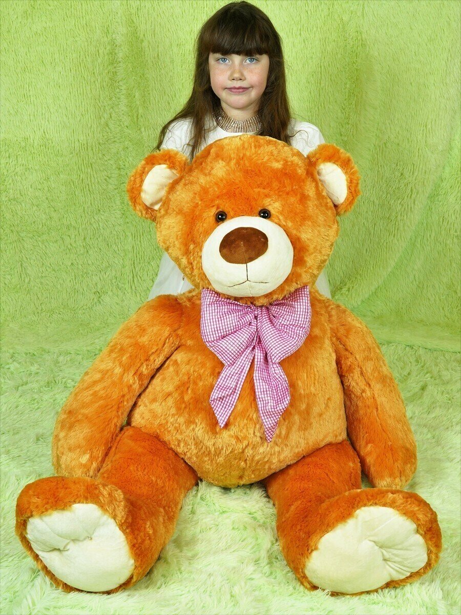 Мягка игрушка Мишка с бантиком 110 см.