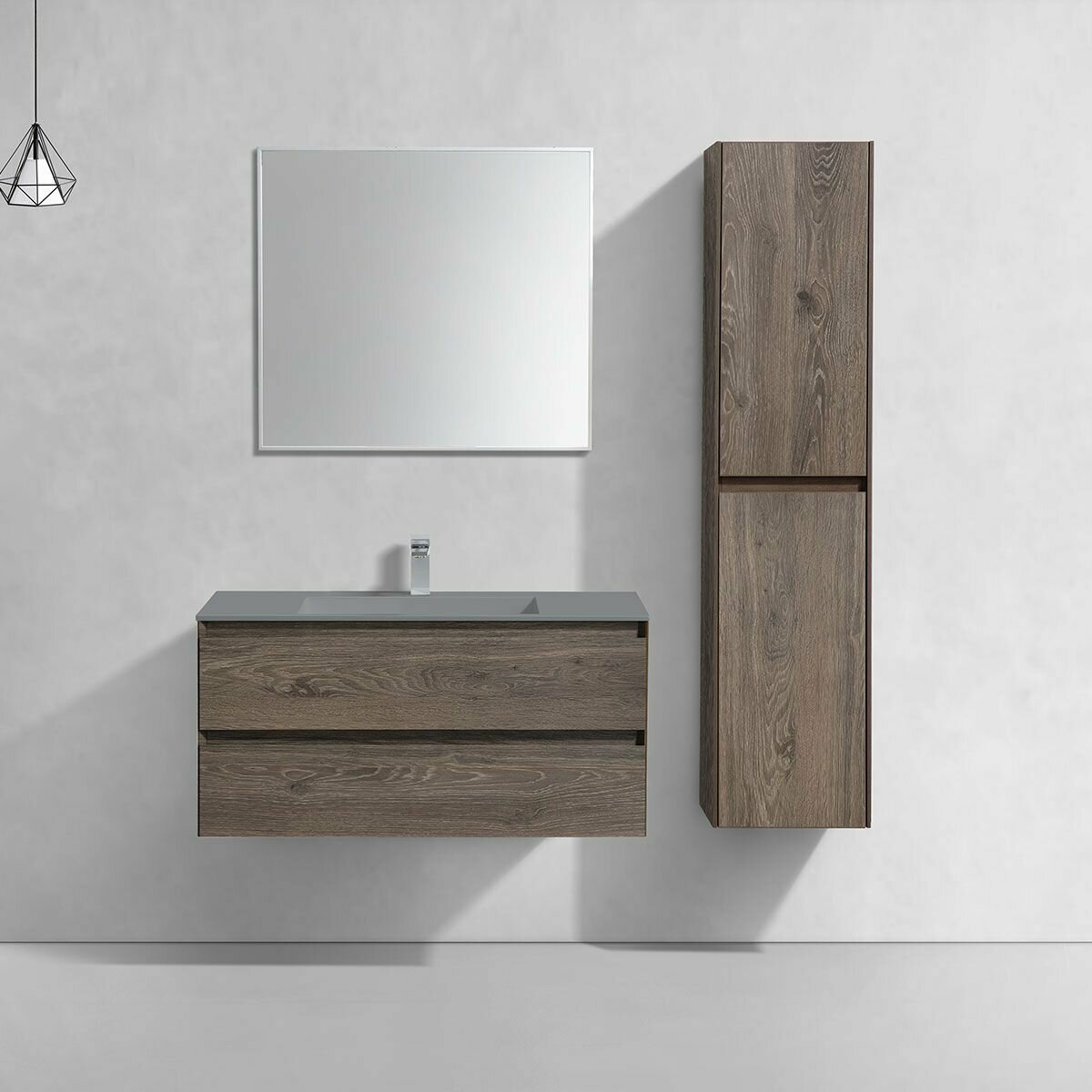 Тумба под раковину Vincea Luka 1000 R.Oak