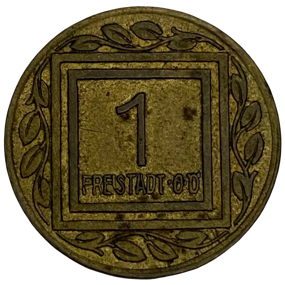 Австрия, Фрайштадт токен 1 геллер 1915 г. (Kriegsgefangenenlager)