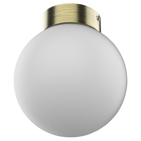 Плафон потолочный Lightstar 812011 Люстра GLOBO 1х40W E14 antique bronze/white