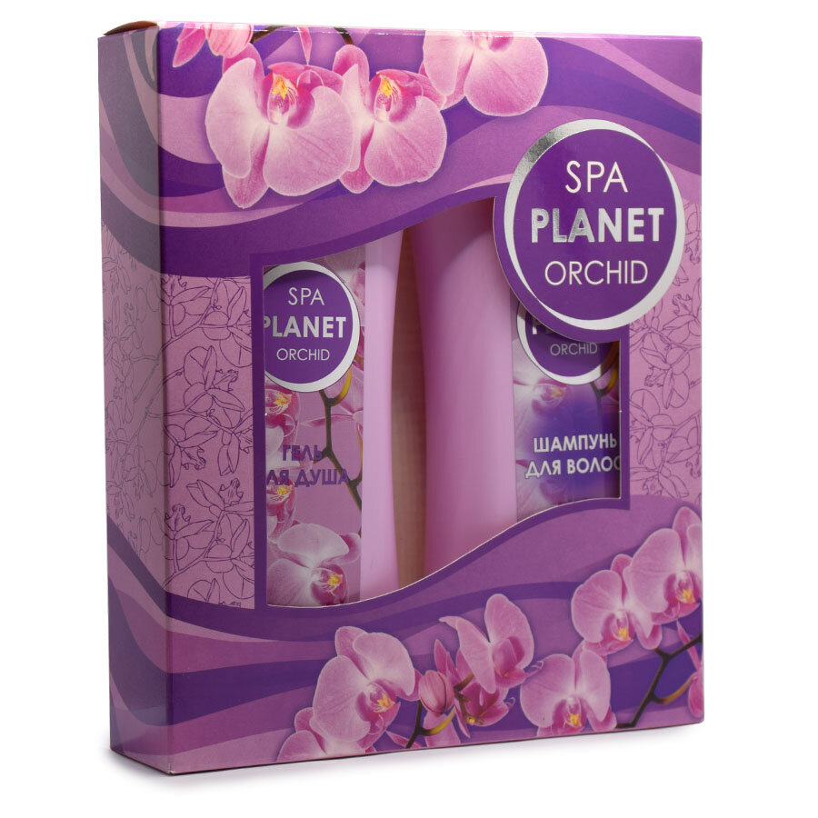Festiva Набор косметический подарочный для женщин Spa Planet Orchid, 1 шт