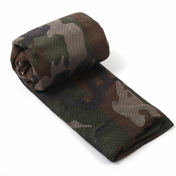 Маскировочная сеть КНР 1,5х2 м, зелено-камуфляжная, полиэстер