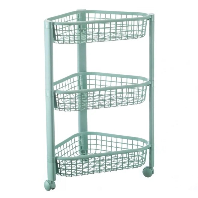 Полка угловая евро (3 секции) фисташковый М 2756 (Артикул: 4400001641)