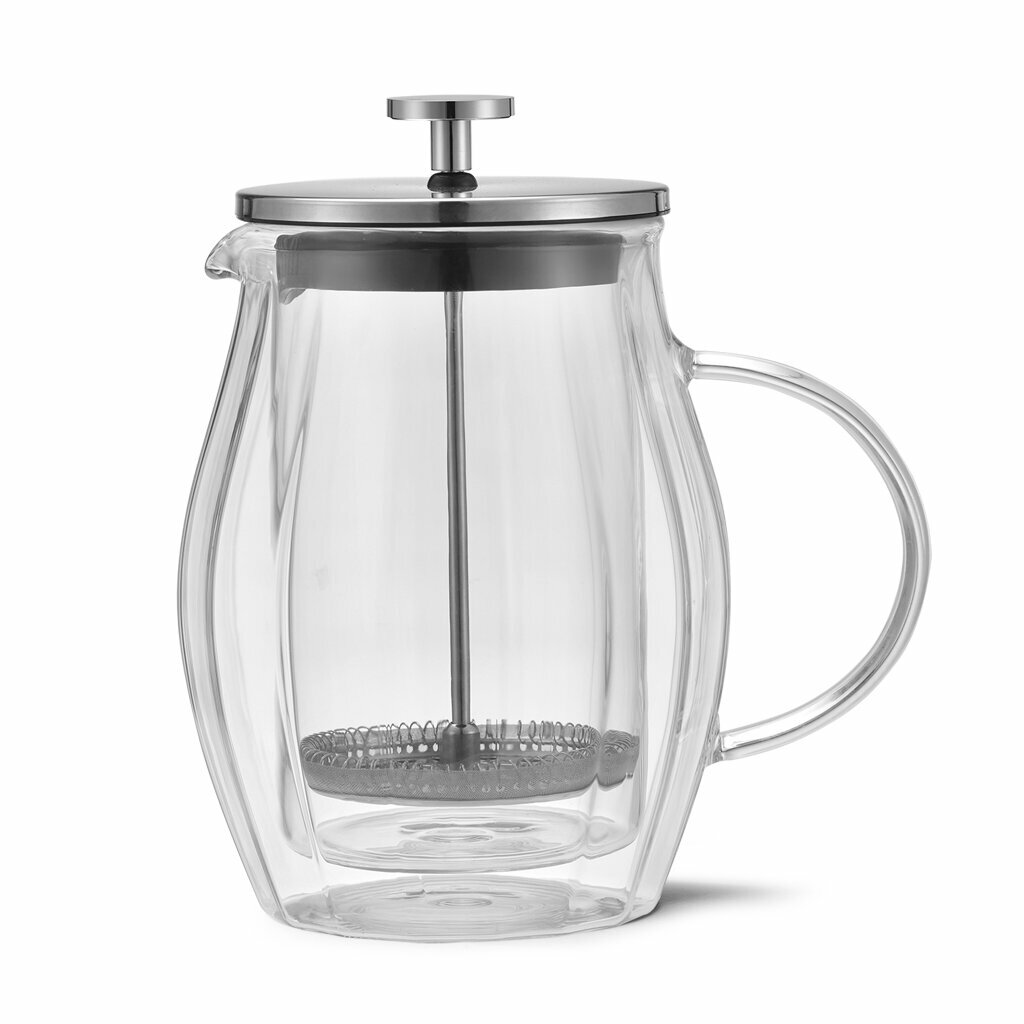 Френч-пресс из стекла с двойными стенками 1 л арт. 9124