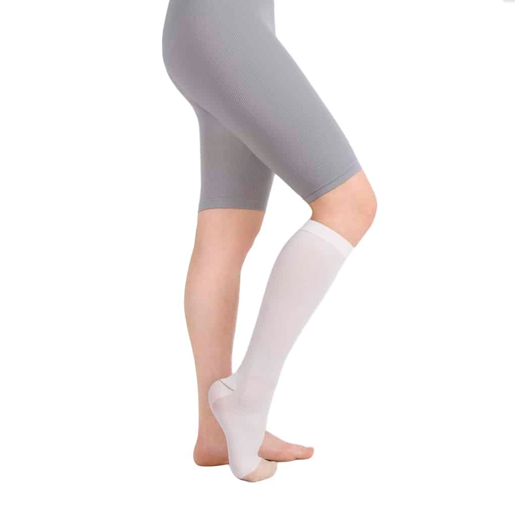 Комплект гольфов для лечения и профилактики трофических язв Idealista ID-250, Размер S, Long (40-44 см), Белый, бежевый