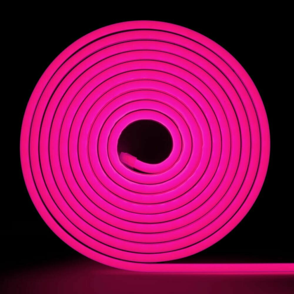 Неоновая светодиодная лента MAKSILED ML-NF-24V-0612-Pink