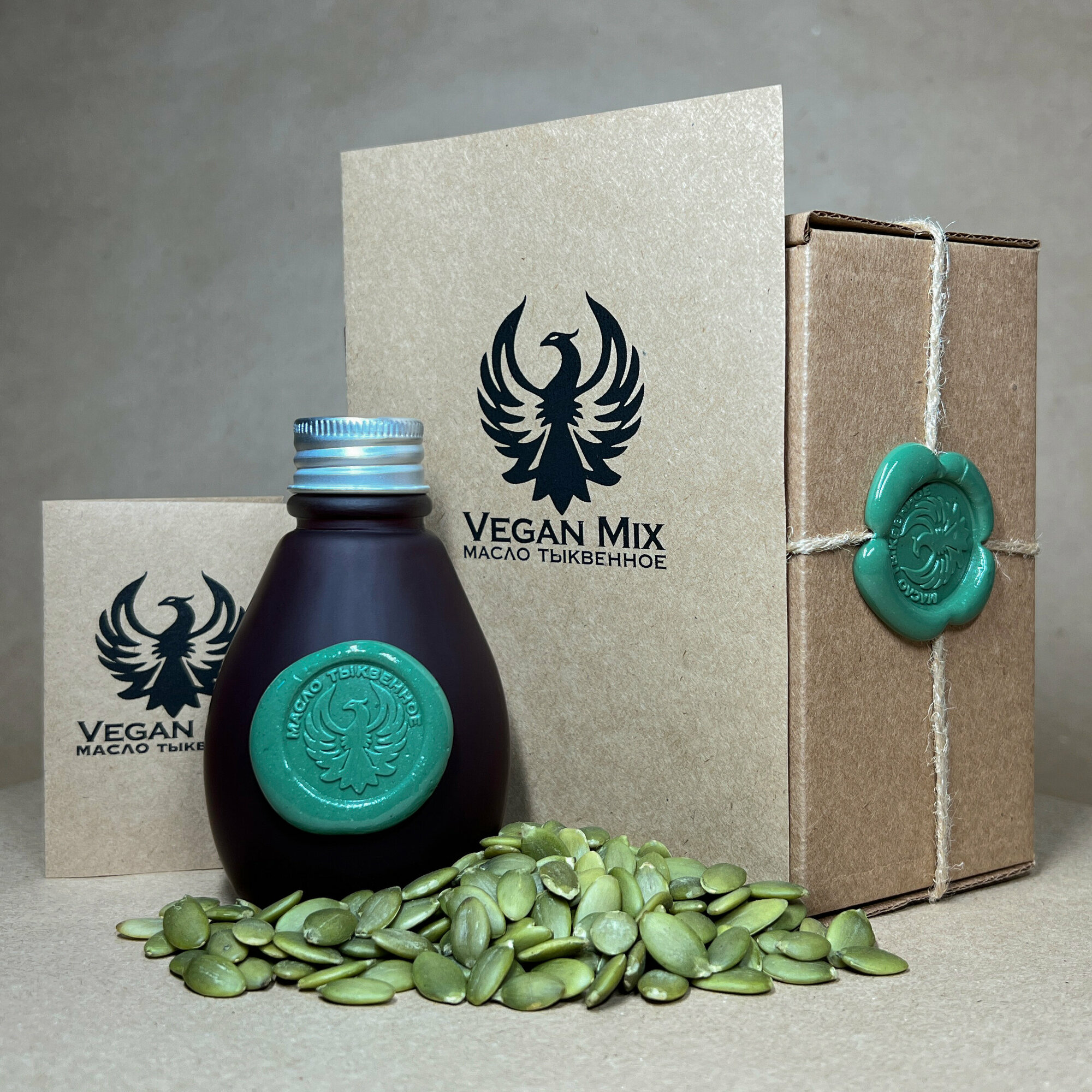 Масло тыквенное первого холодного отжима Vegan Mix 15 мл