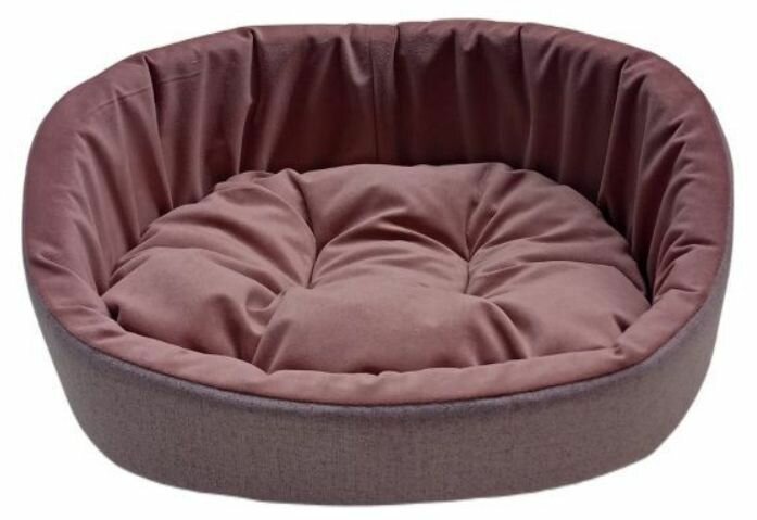 HOMEPET Диванчик-лежак для домашних животных Montana №2, нежная лаванда, 49 см х 43 см х 17 см