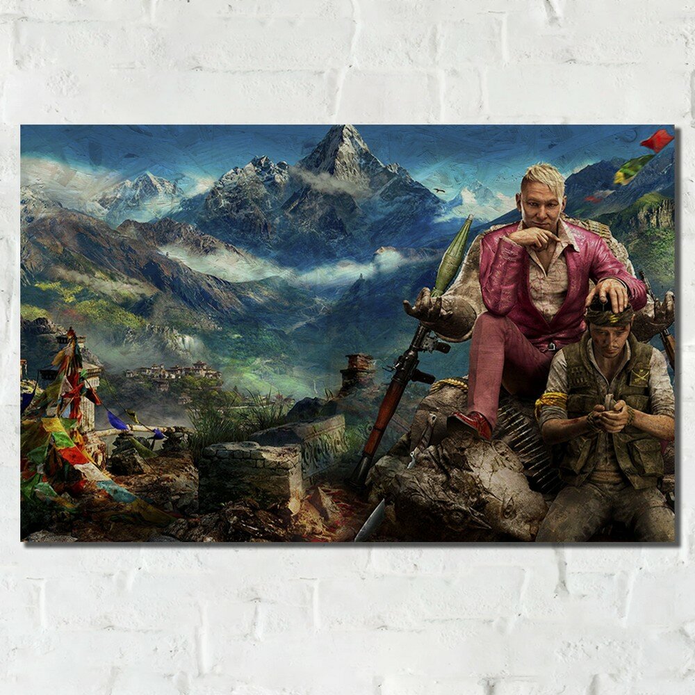 Картина интерьерная на рельефной доске ОСП Игры Far Cry 4 - 14063