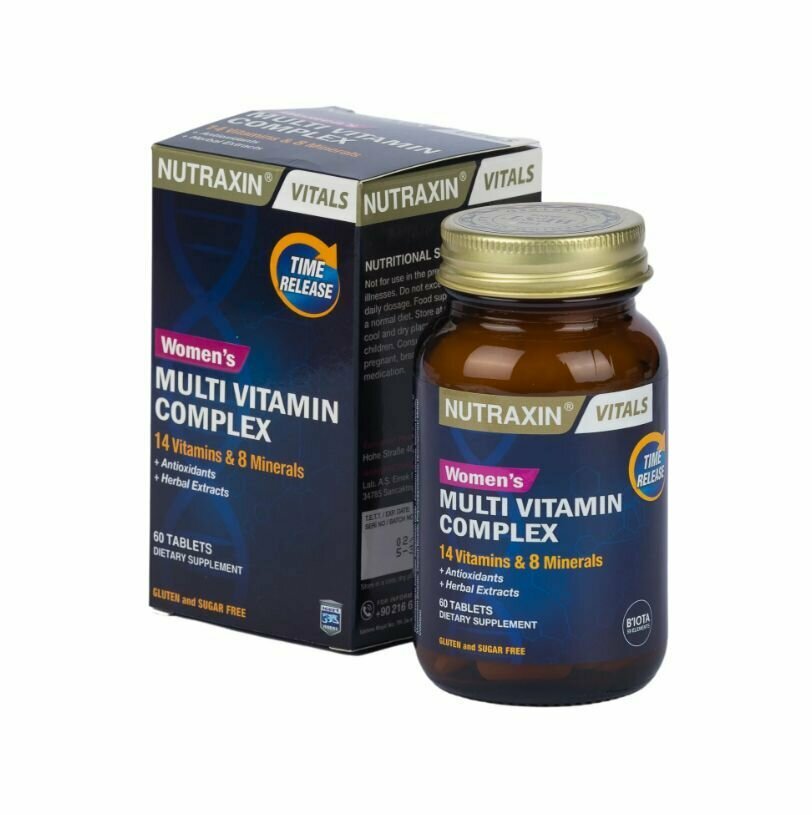 Женские витамины Nutraxin Multi vitamin complex 60 таблеток