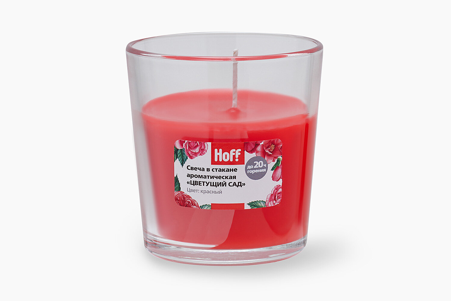 HOFF свеча в стакане Цветущий сад 9.2 см ароматная интерьерная свеча для дома