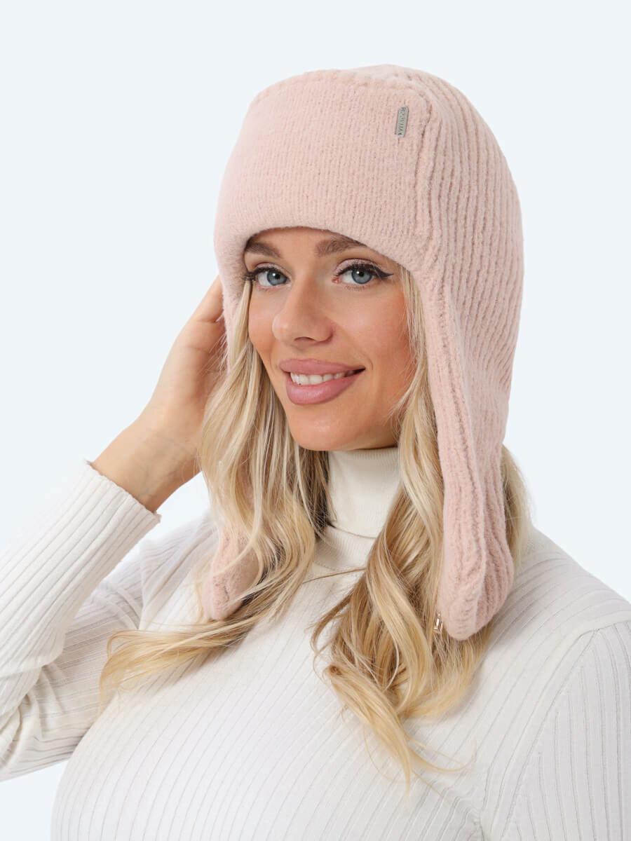 Шапка-ушанка для женщин