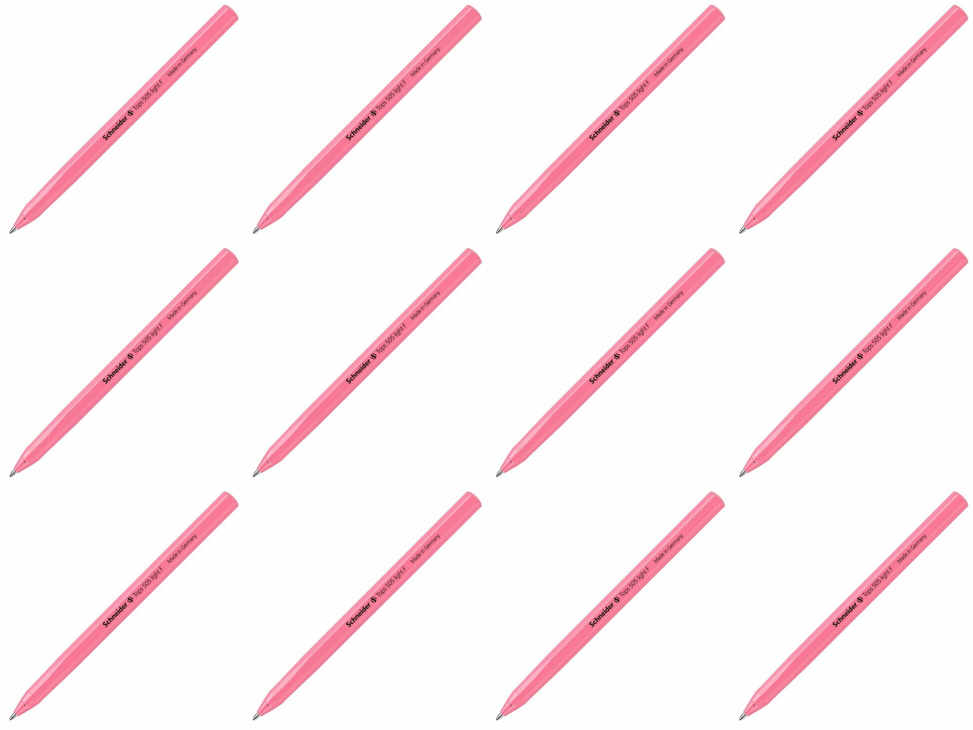 Schneider Ручка шариковая неавтоматическая Tops 505F, Light Pastel, 12 шт
