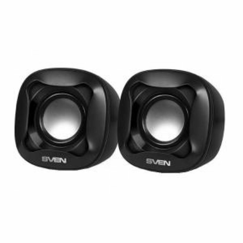 Компьютерные колонки 2.0 SVEN 170, чёрный, USB, мощность 2x2,5 Вт