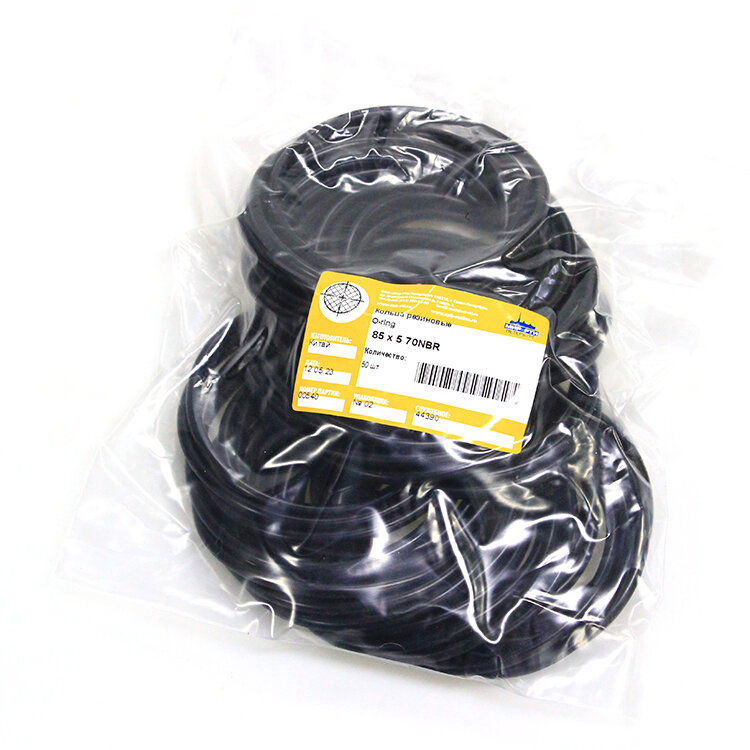 Кольца резиновые уплотнительные (O-ring) 85x5 70NBR (упаковка 10 шт.)