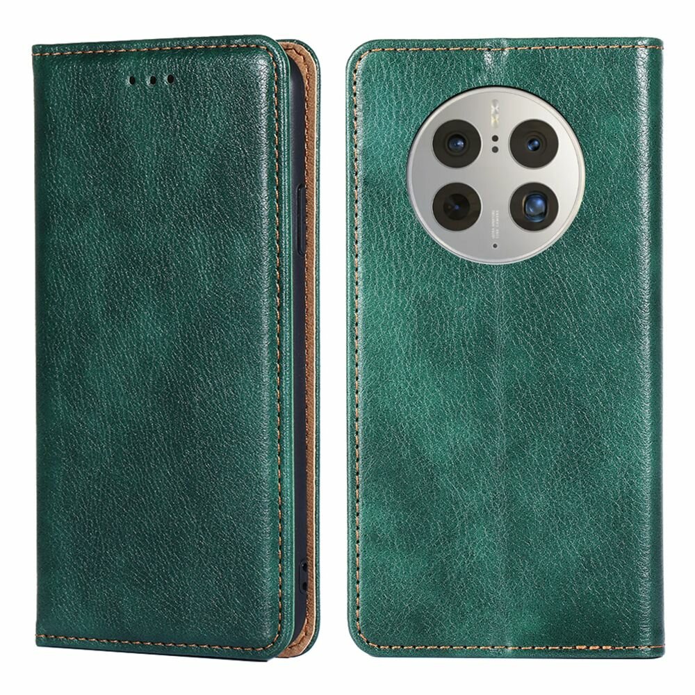 Чехол-книжка MyPads для Huawei Mate 50 Pro / Хуавей Мате 50 Про,(зеленый)