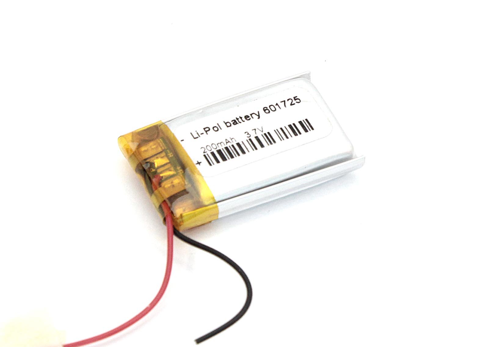 Аккумулятор Li-Pol (батарея) 6*17*25мм 2pin 3.7V/200mAh