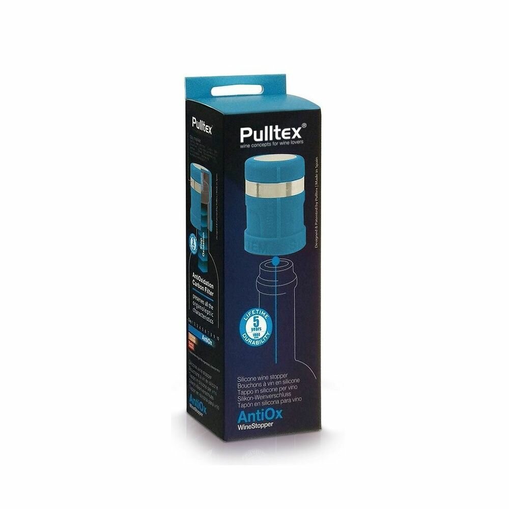 Пробка для вина Pulltex AntiOx Wine Stopper Blue — фото 1