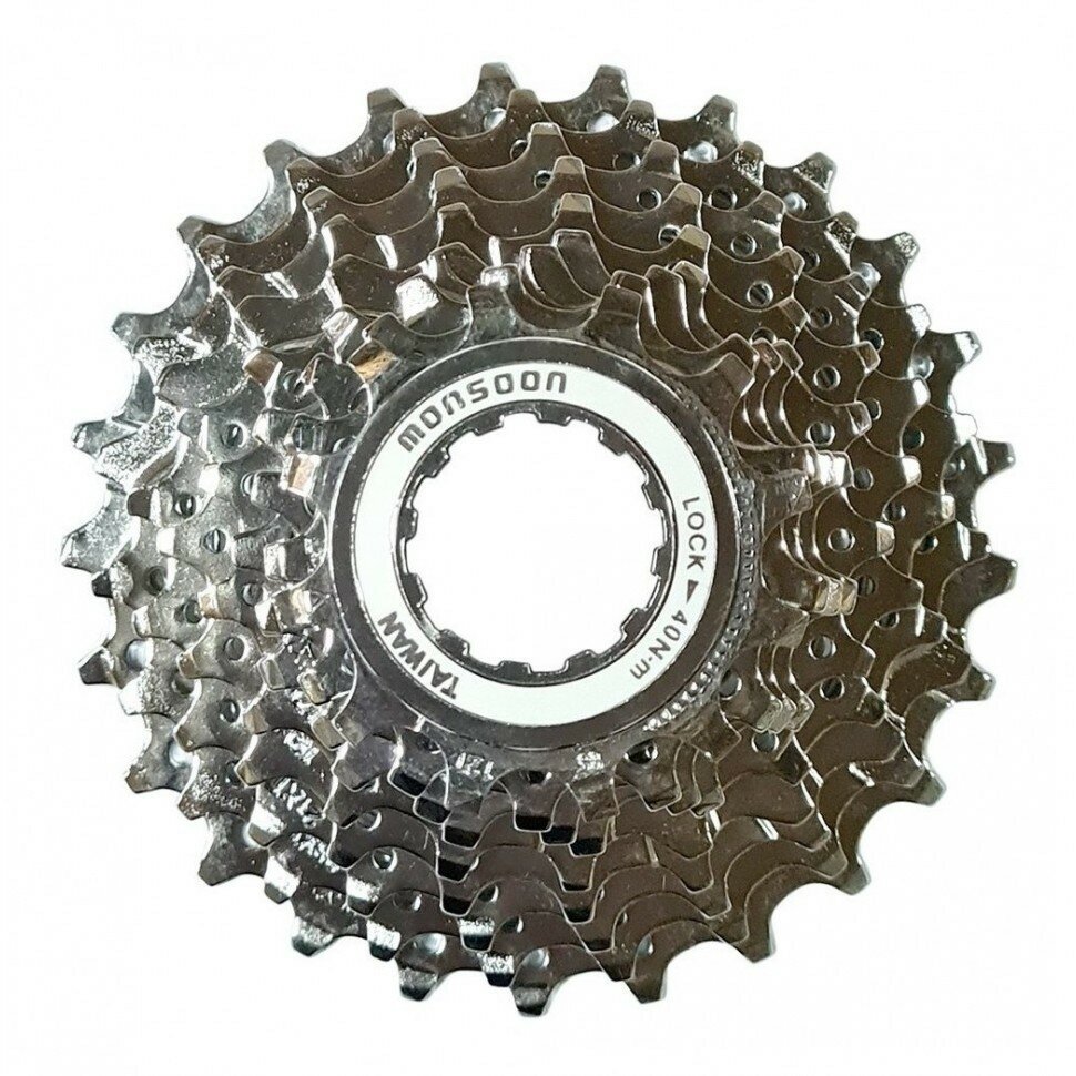 Кассета MONSOON CS9225XC, дискретная, 9ск, 12-25T, хром