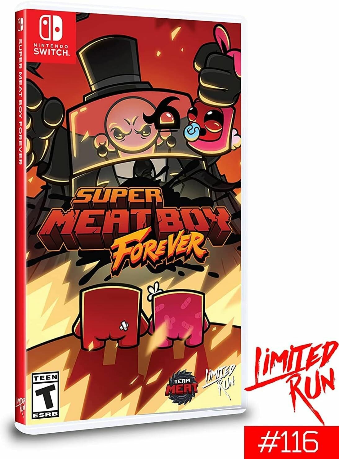 Игра Nintendo Switch Super Meat Boy Forever (Limited Run #116)