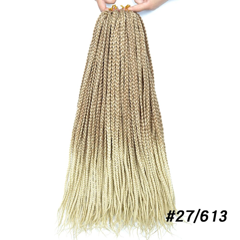 Синтетические косы BUDABUDA 24 дюйма омбре 22 пучка 1Pcs, 27-613