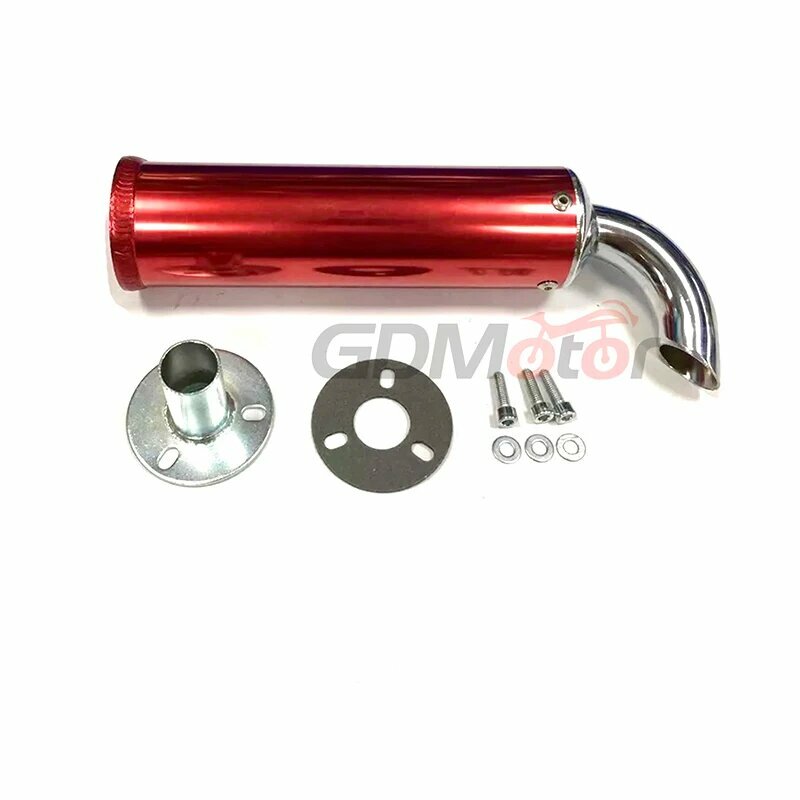 60x200 мм универсальный металлический 22 мм мотоциклетный гоночный глушитель бесшумный 2-тактный D