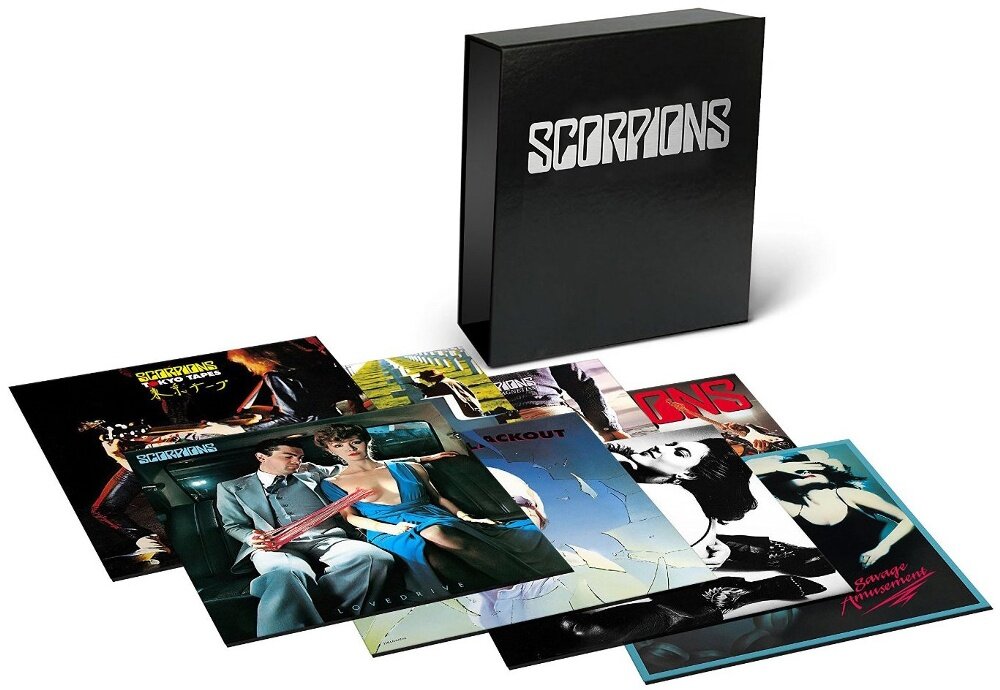 Виниловая пластинка Scorpions: Vinyl Box (50th Anniversary Deluxe Editions) (remastered) (180g) (Limited Numbered Edition) (10 CD)