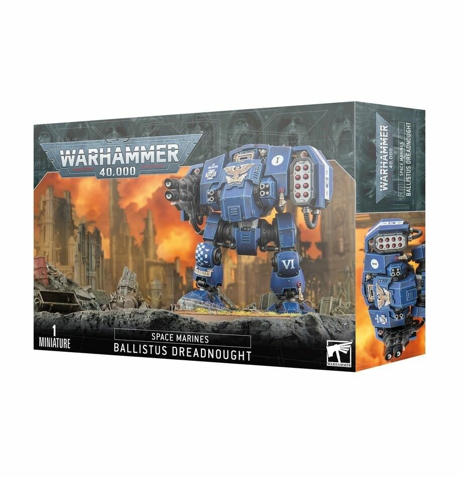 Набор миниатюр Warhammer - Space Marines Ballistus Dreadnought 1 Миниатюра