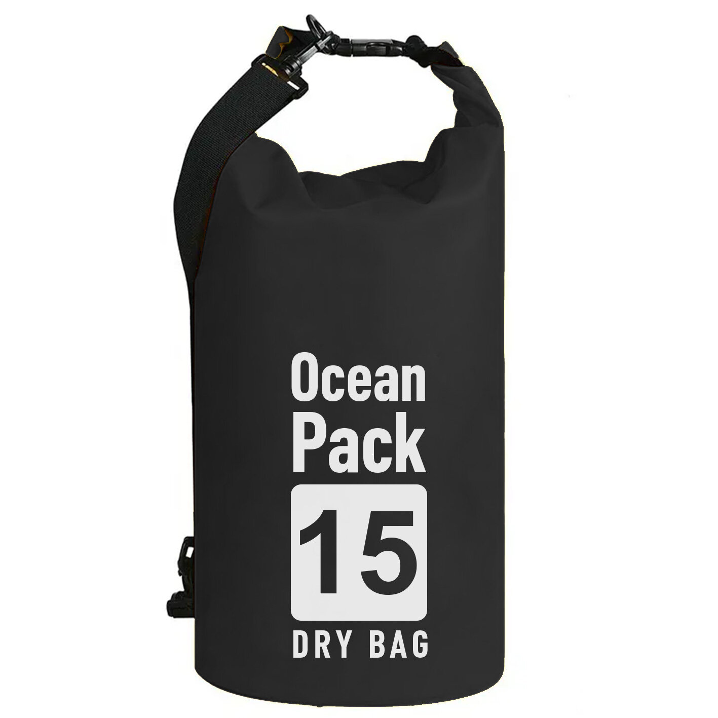Водонепроницаемая сумка-баул (гермомешок) Ocean Pack 15L черный