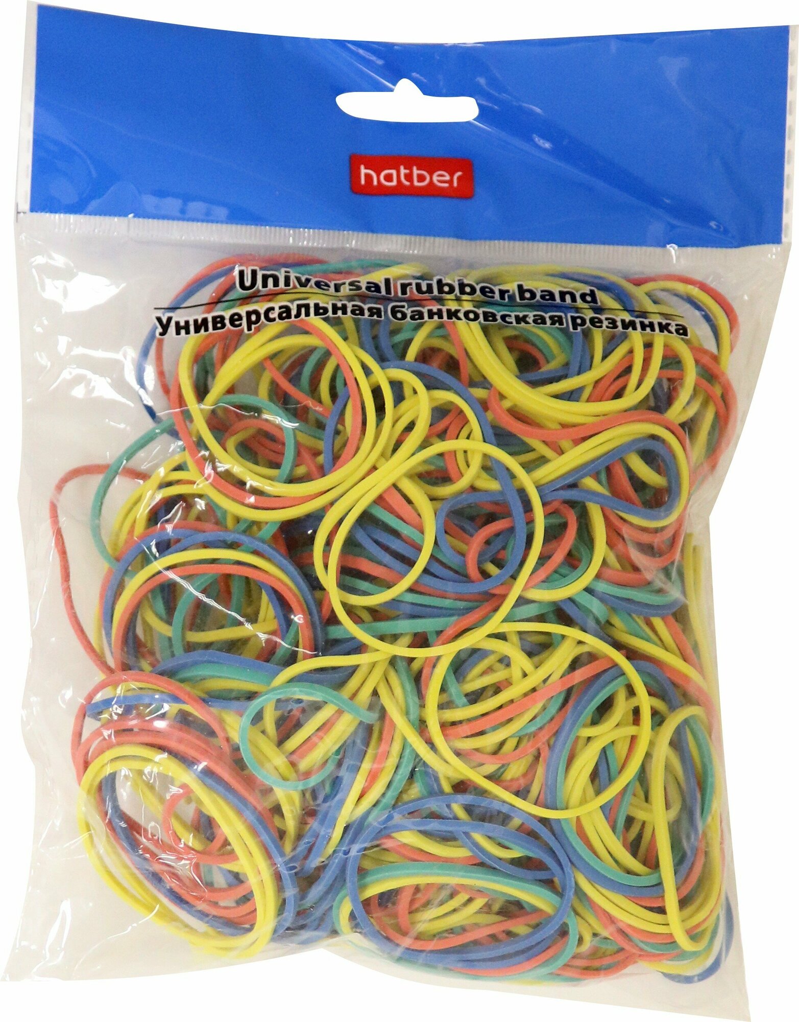 Универсальная банковская резинка, цветная, 200 гр. (RB_067244)