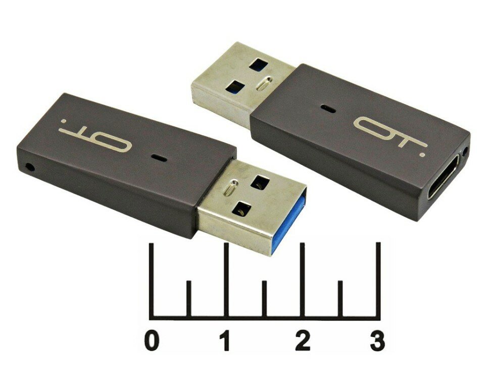 Переходник Type C гнездо/USB 3.0 штекер OTG OT-PCC33