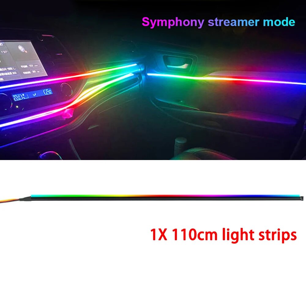 Светодиодная лента для авто Symphony 110cm, RGB