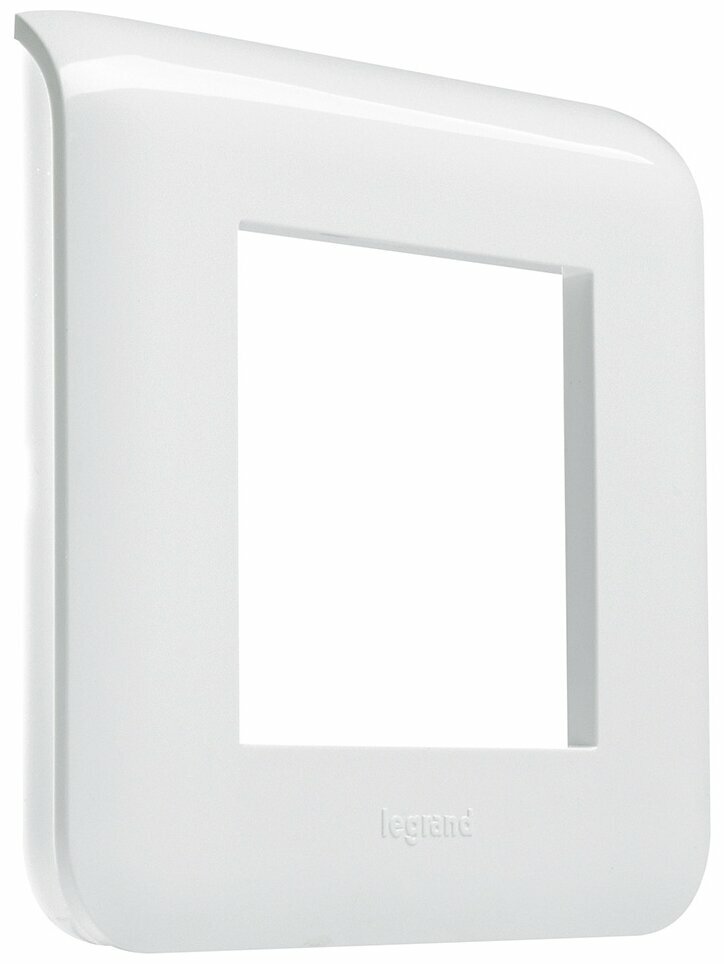Mosaic Рамка на 2 модуля 1 пост белая 078802 Legrand