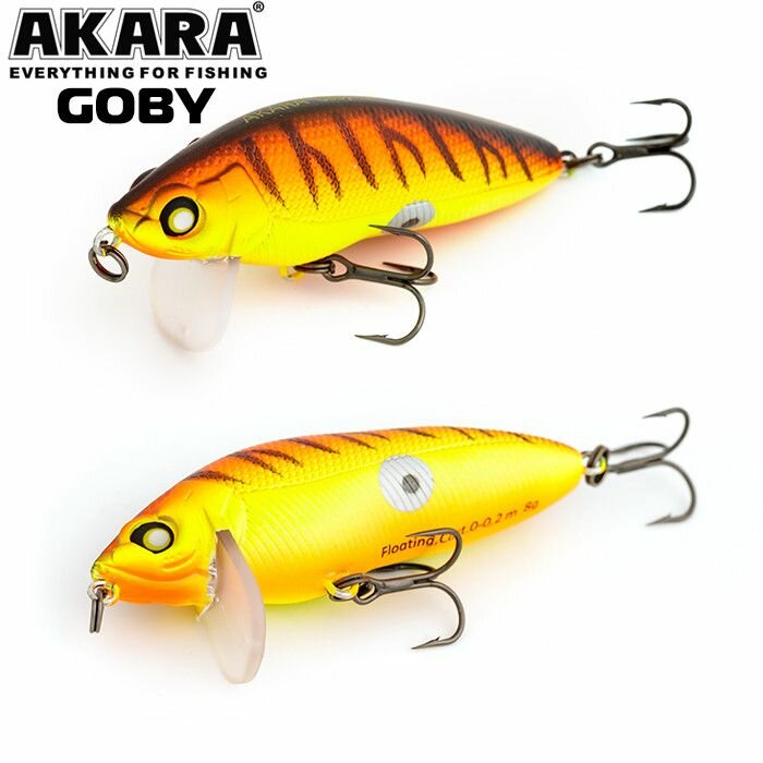 Воблер Akara Goby 65F 8гр. (2/7 oz 2,6 in) A119