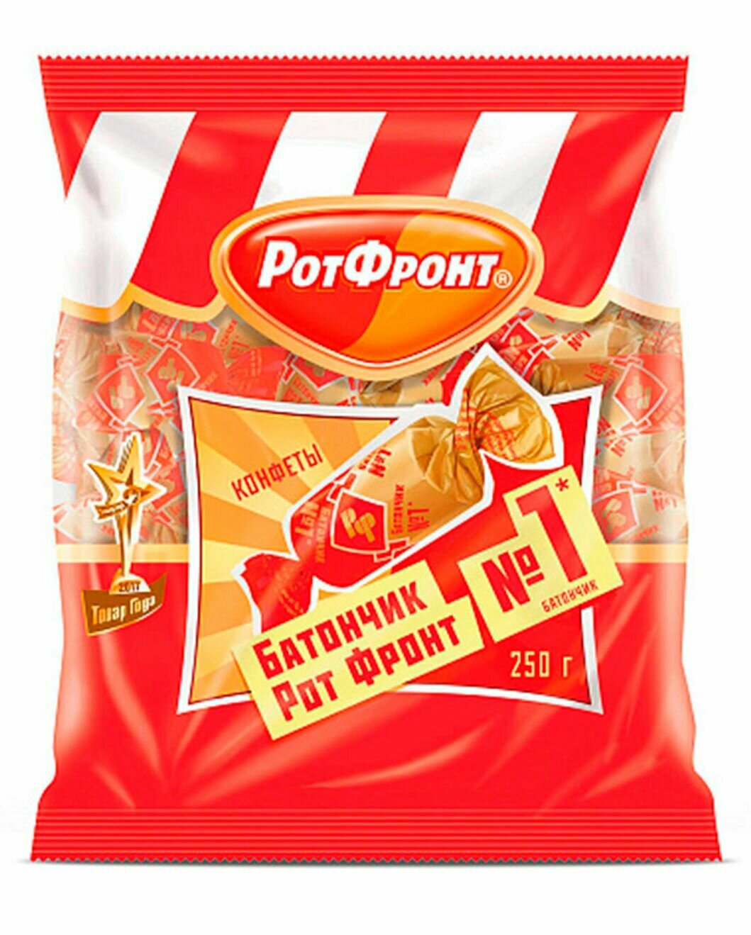 Конфеты Батончики, Рот Фронт, 250г