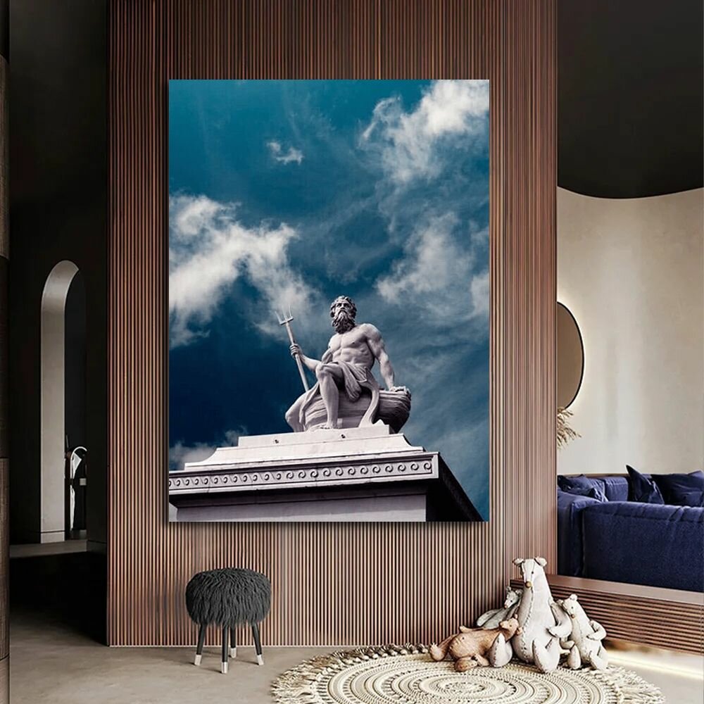 Картина Микеланджело "Боги Греции", на холсте, на подрамнике