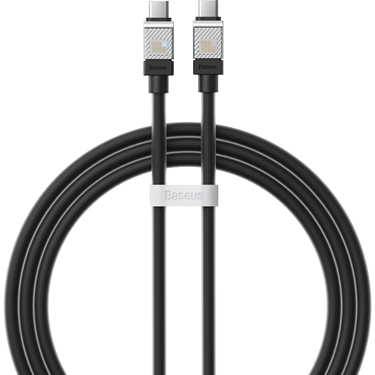 Кабель Baseus CoolPlay Series Fast Charging Cable Type-C to Type-C 100W 1m Black (CAKW000201)