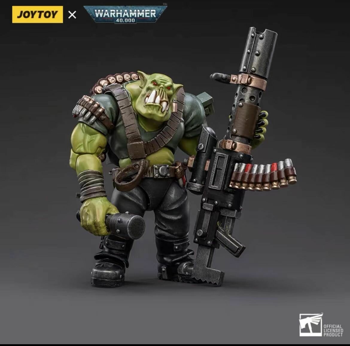 Подвижная фигурка Вархаммер 40000 Орк Коммандос Снайпа Бой Балрукк ( Warhammer 40k Ork Kommandos Snipa Boy Balrukk )