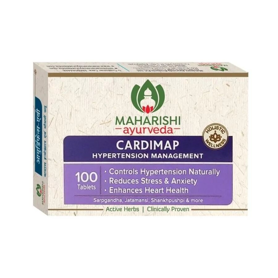 Кардимап (Cardimap) от гипертонии Maharishi, 100таб