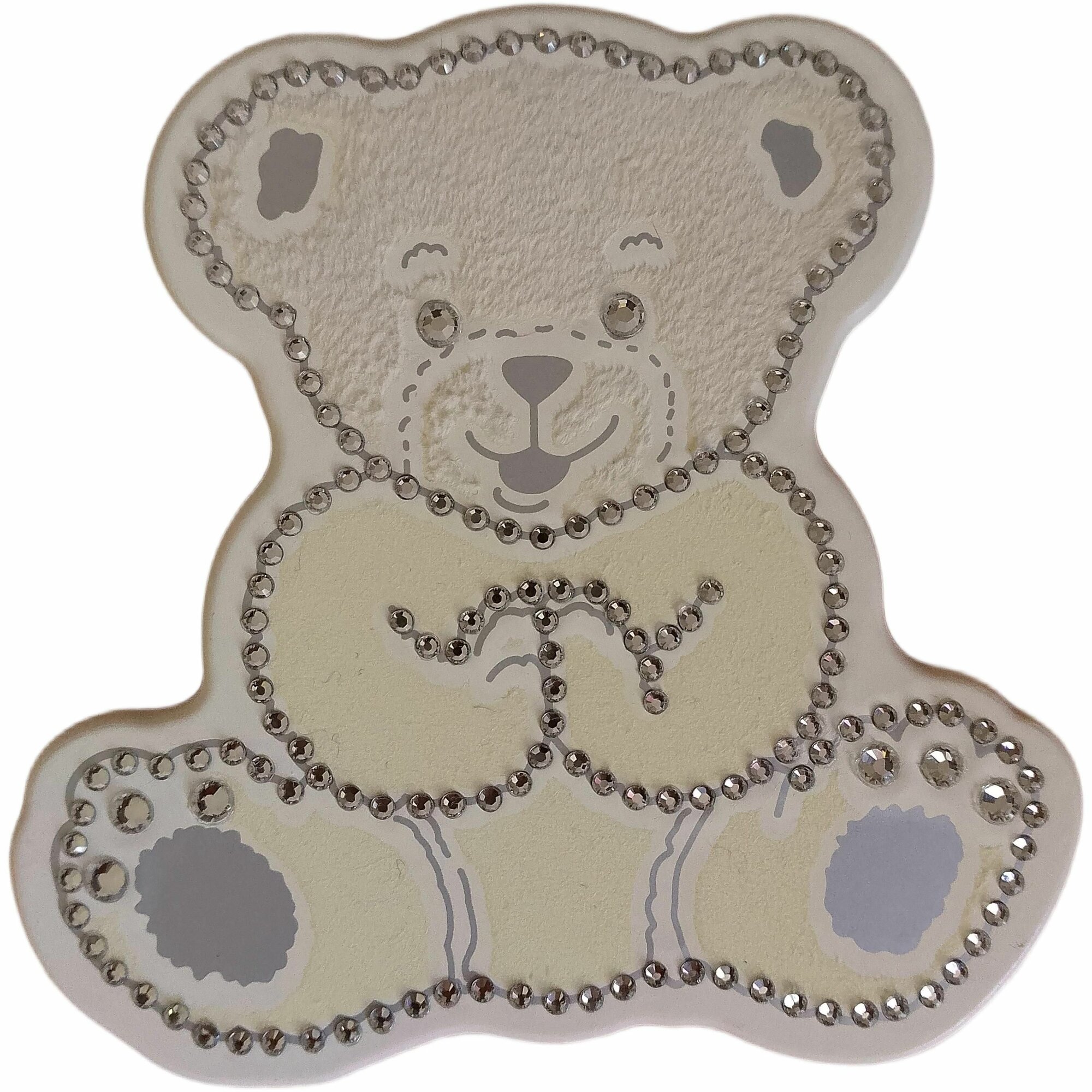 Мишка Тедди с кристаллами Сваровски
