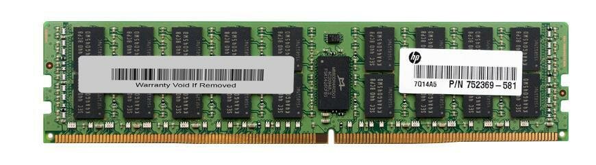 Оперативная память HP 16GB 2133MHZ PC4-17000 ECC REGISTERED DUAL RANK X4 1.2V DDR4 752369-581