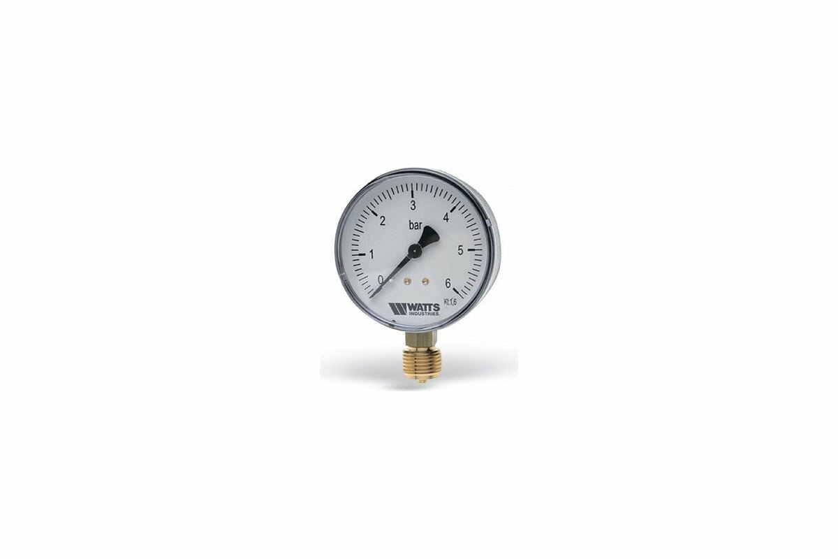 Манометр MDR (F+R200) 80 мм G1/2" 0-6 бар кл.1.6, 10007790