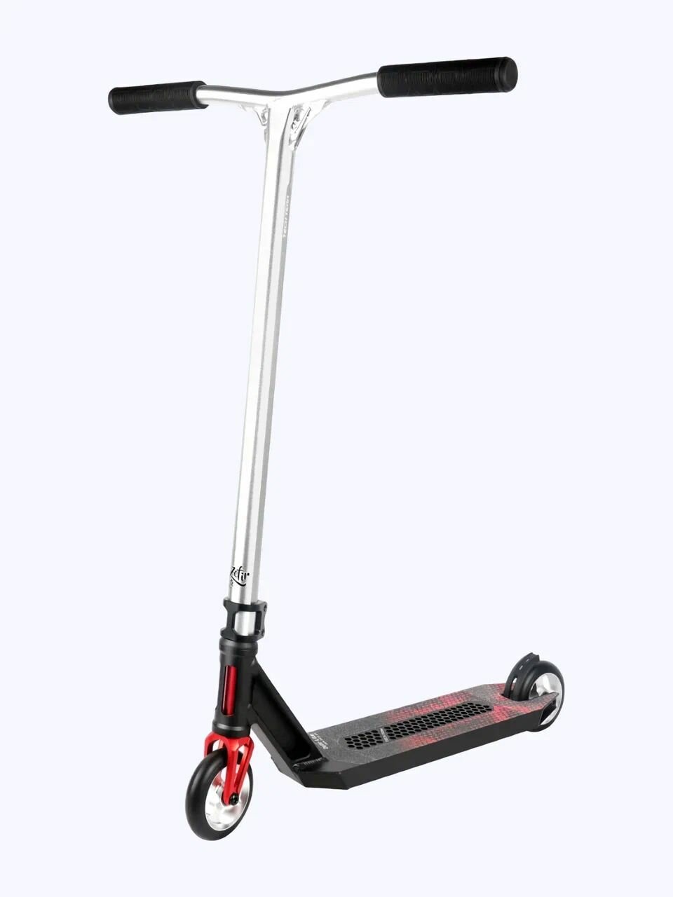 Трюковой самокат Tech Team Zefir Lite, ультралегкая модель, 2,8кг, черно-красный